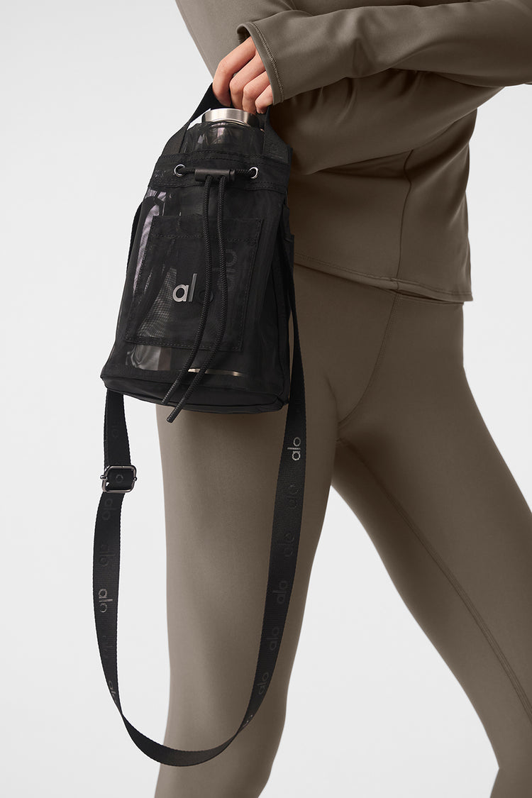 ALO YOGA SHEER CROSS BODY BUCKET BAG