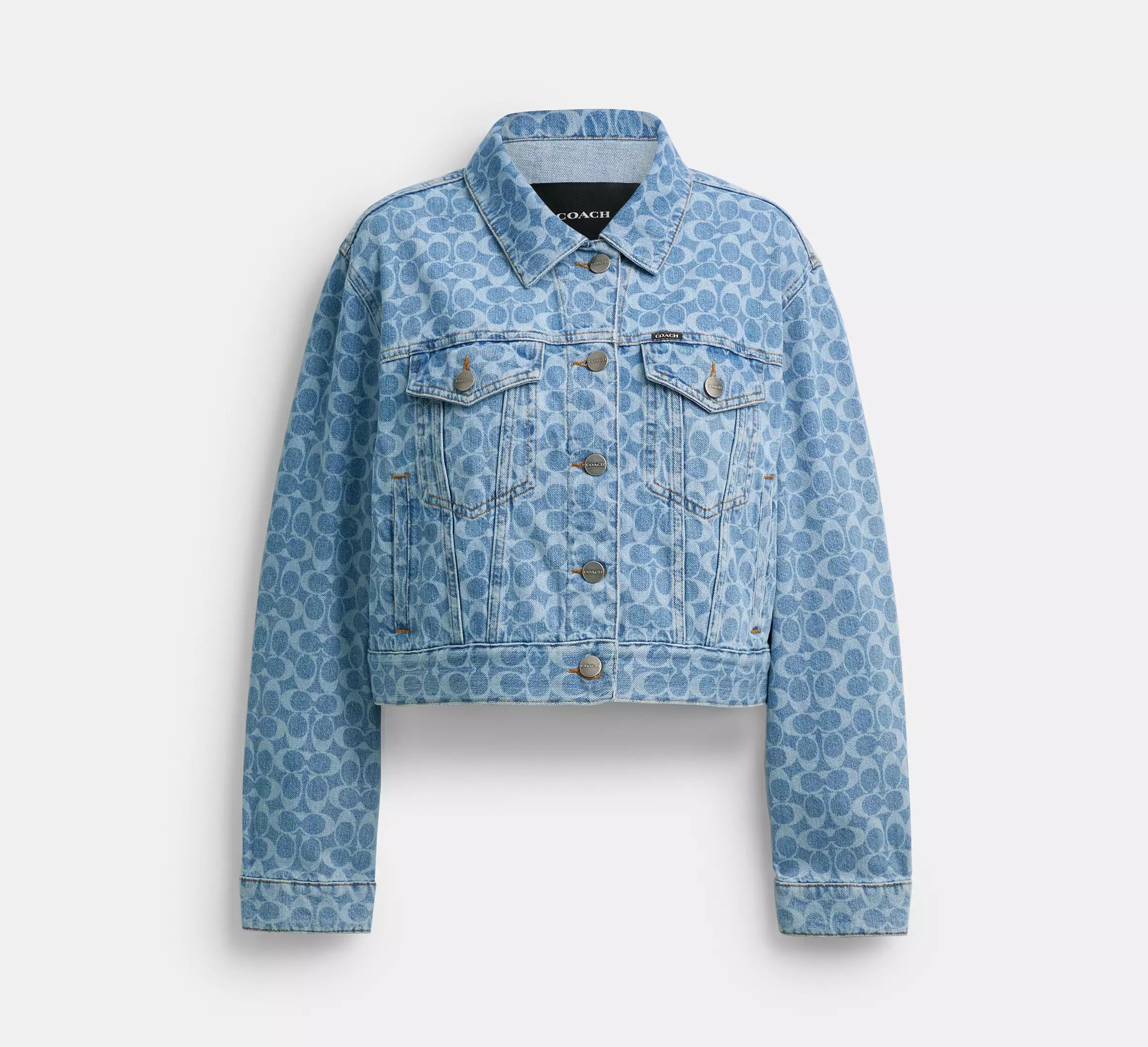 Coach Signature Denim Jacket - Medium Wash – Kanadadan Kapına
