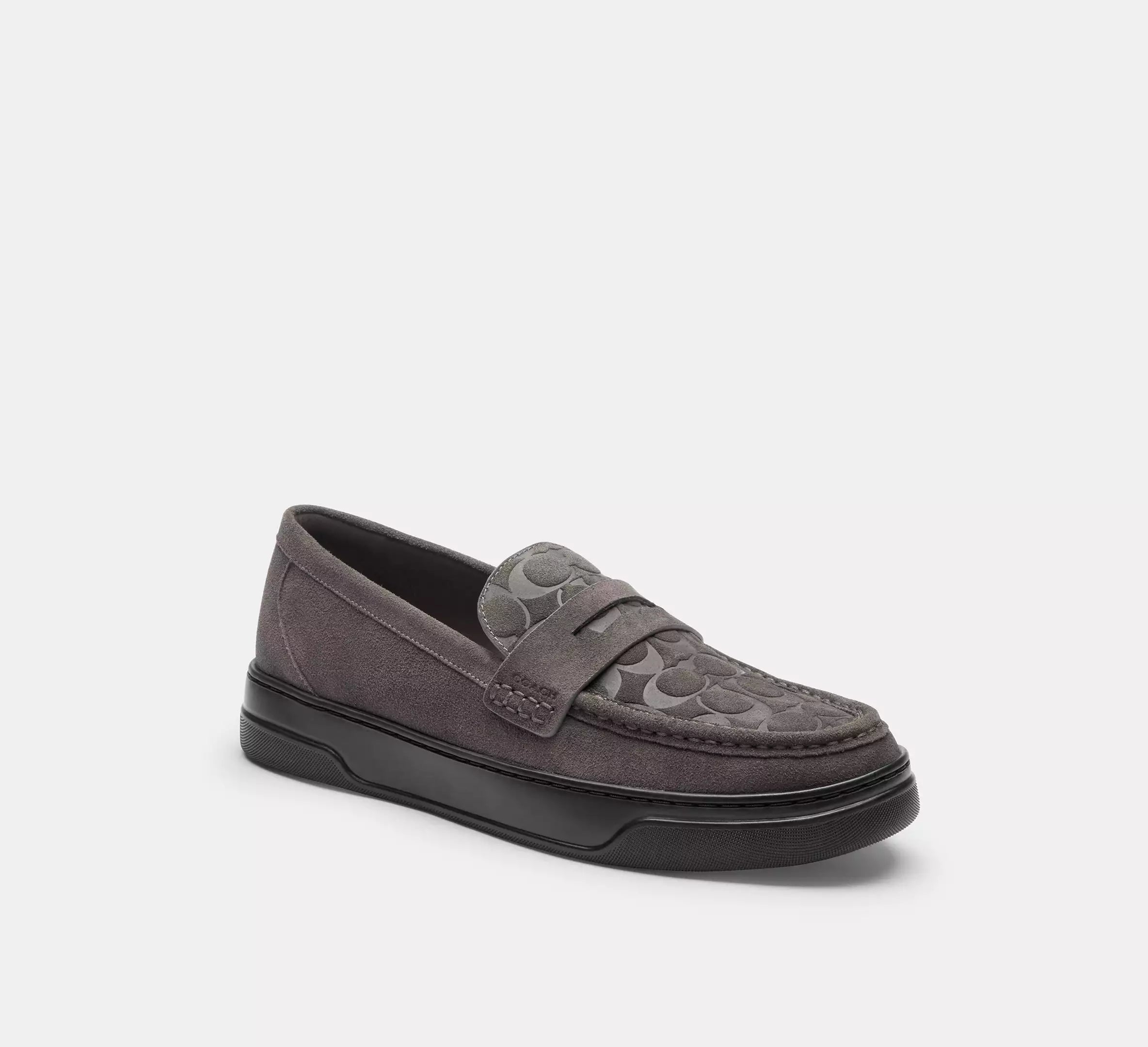 Coach Men's Hybrid Loafer With Signature Print - Charcoal – Kanadadan ...