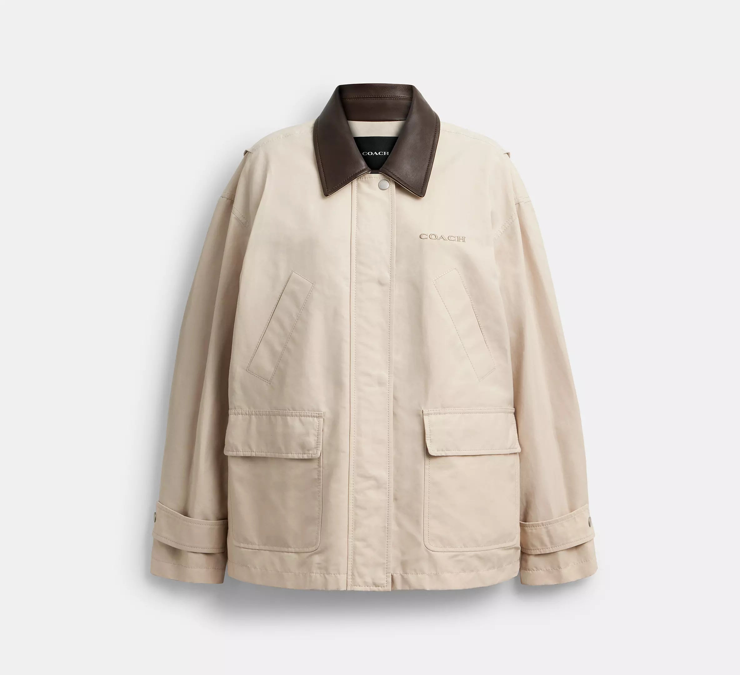 Coach Waxed Country Jacket - Stone – Kanadadan Kapına