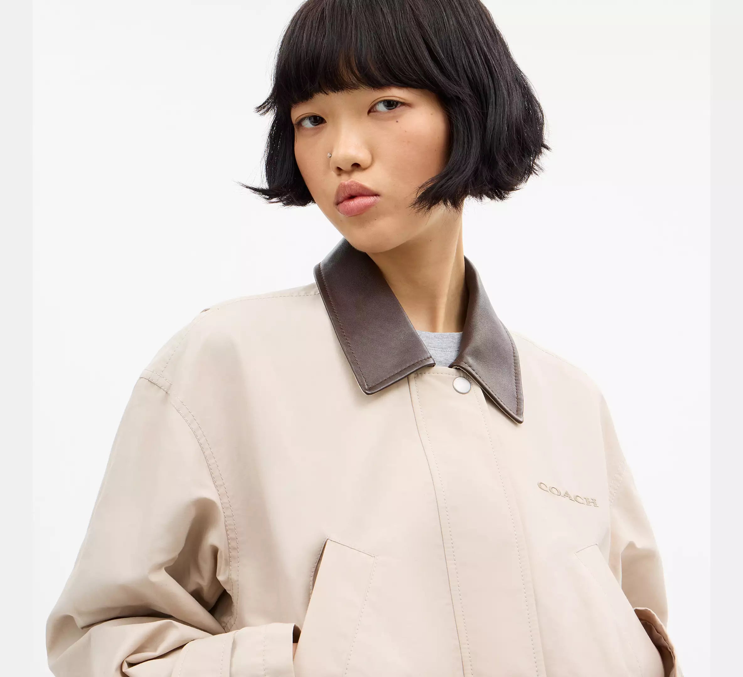 Coach Waxed Country Jacket - Stone – Kanadadan Kapına
