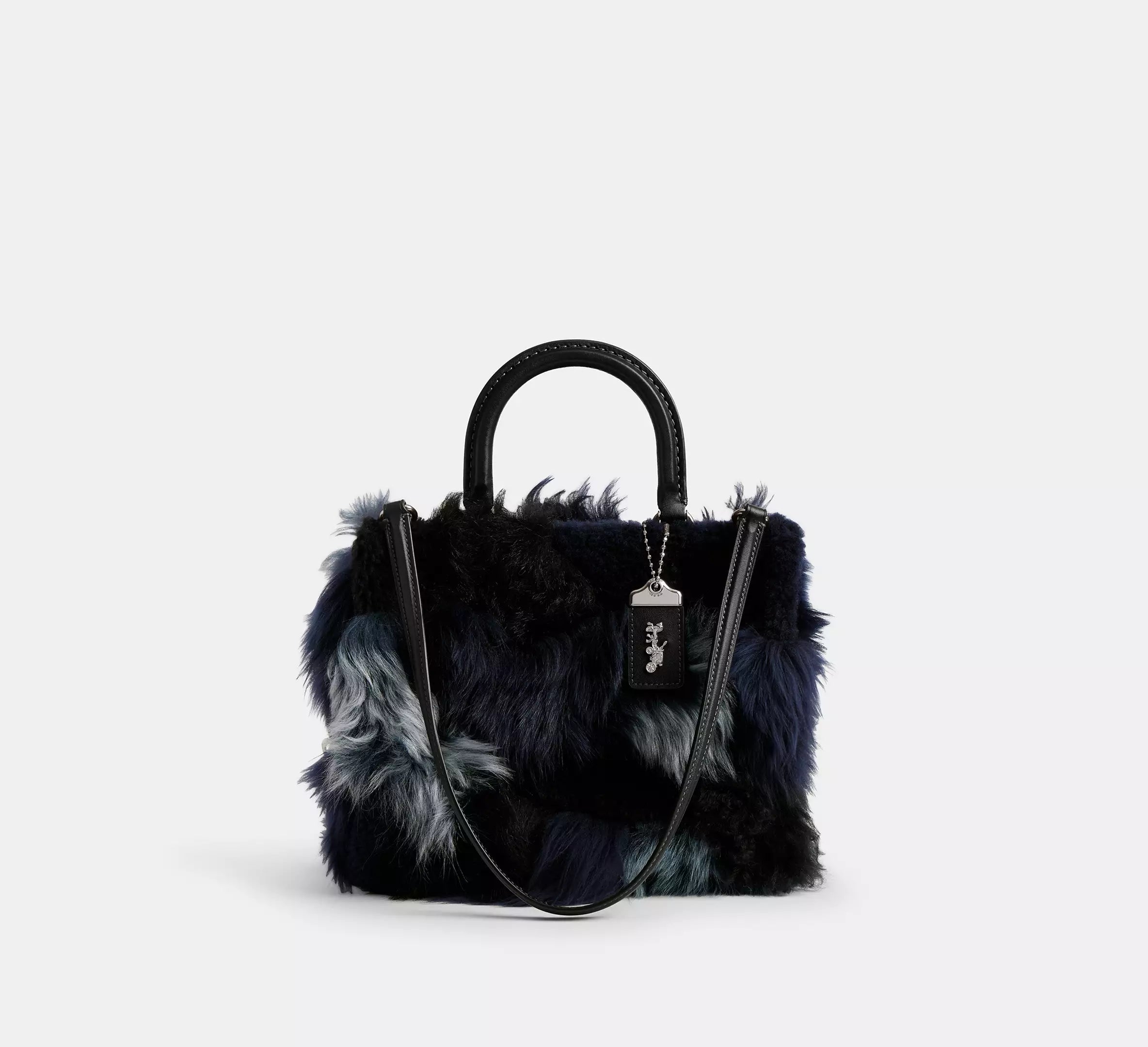 Coach Rogue Bag 25 With Patchwork - Silver/Blue Multi – Kanadadan Kapına