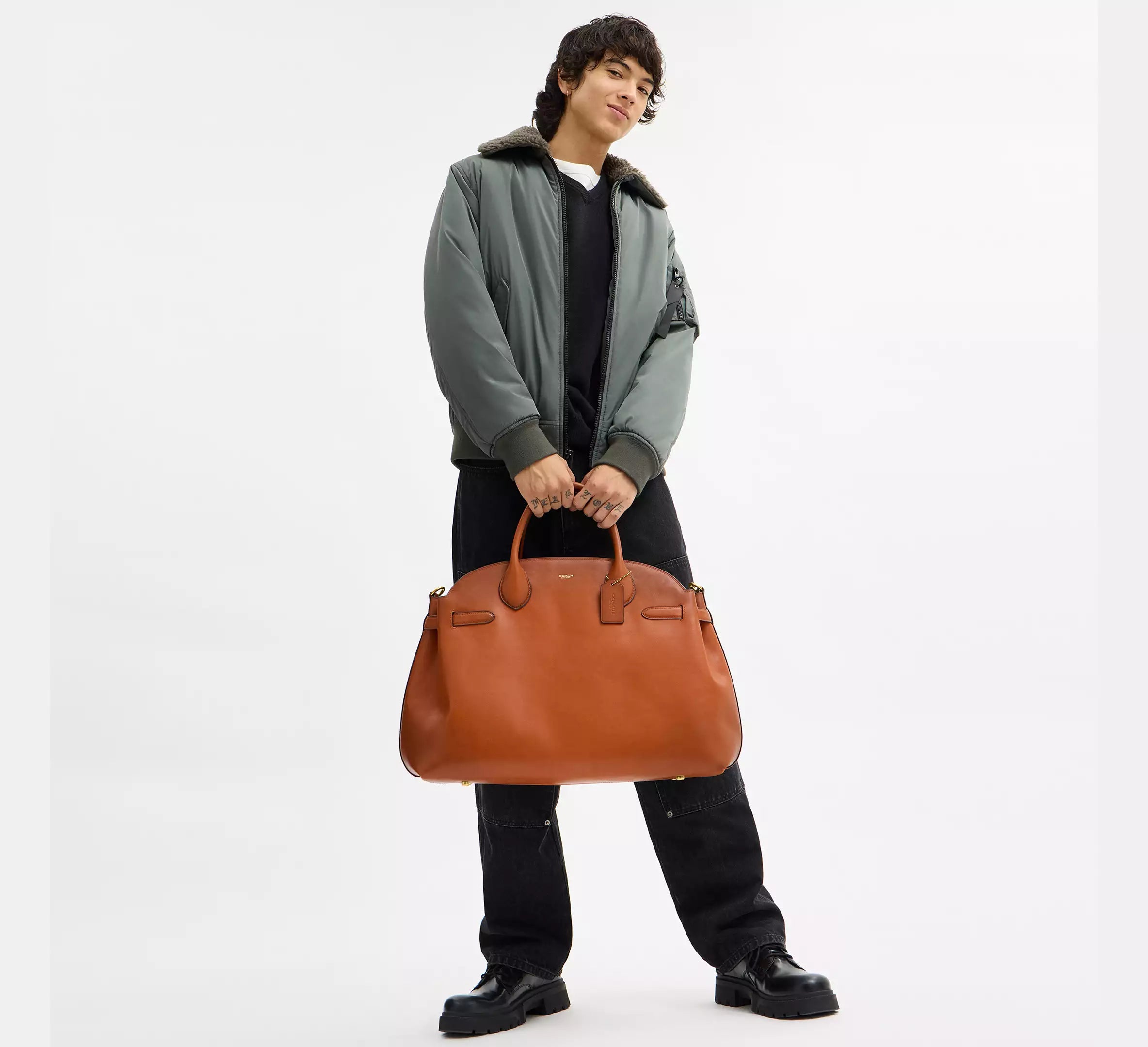 Coach Soft Empire Carryall Bag 48 SEZON - Brass/Toffee – Kanadadan Kapına