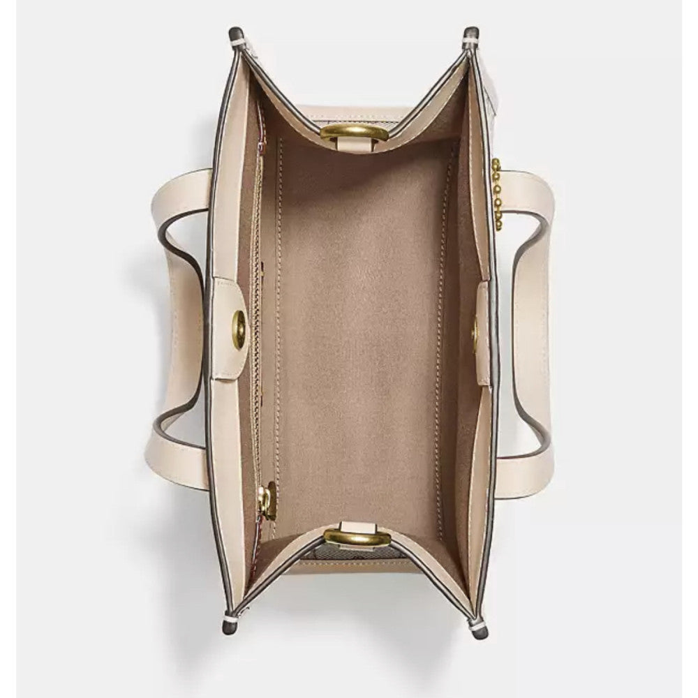 Coach Field Tote 22 In Signature Jacquard Tote Bag